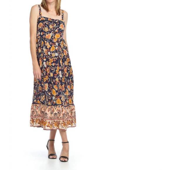 Papillon Blanc | Dresses | New Papillon Amber Floral Maxi Dress In ...
